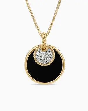 David Yurman Dy Elements® Convertible Pendant Necklace - Blk Onyx White Agate Mop