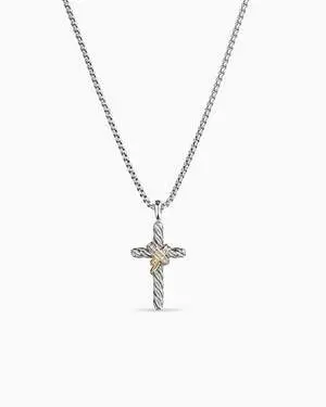 David Yurman X Cross Pendant Necklace - Diamond