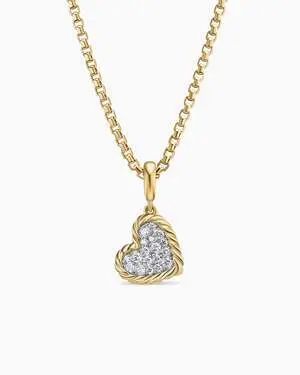 David Yurman Dy Elements® Heart Pendant With Diamonds - Diamond