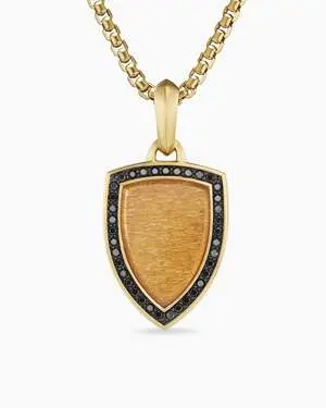 David Yurman David Yurman Shield Amulet Golden Sun Stone