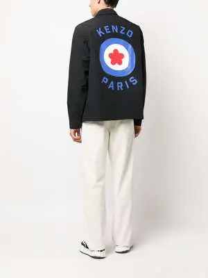 Kenzo Logo-stamp Shirt Jacket