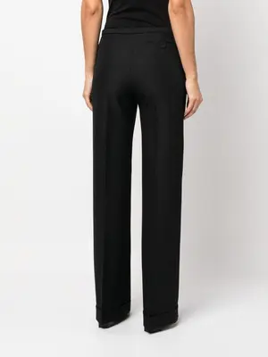 Philosophy Di Lorenzo Serafini Pressed-crease Trousers - Black