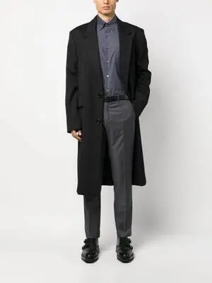 Incotex Slim-cut Virgin-wool Trousers - Grey