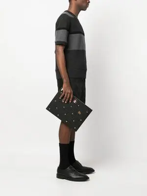 Thom Browne Pebble Grain Leather Document Holder
