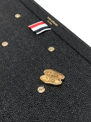 Thom Browne Pebble Grain Leather Document Holder
