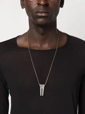 Rick Owens Open-trunk Pendant Necklace