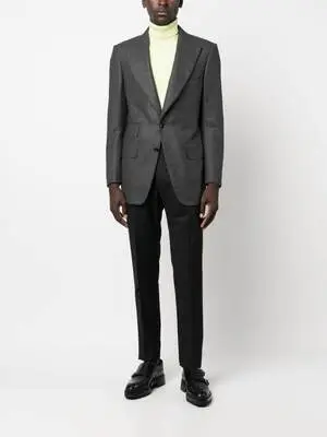 Tagliatore Logo-plaque Slim-cut Trousers