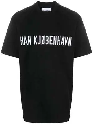 HAN KJØBENHAVN Logo-print Organic Cotton T-shirt