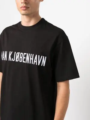 HAN KJØBENHAVN Logo-print Organic Cotton T-shirt