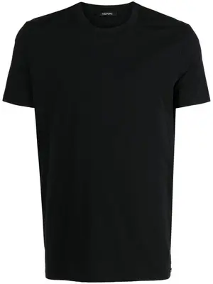 TOM FORD Crew-neck Jersey T-shirt - Black