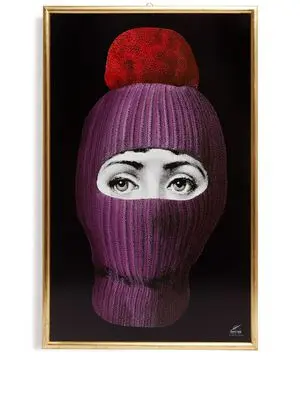 FORNASETTI Lux Gstaad Wooden Panel - Purple
