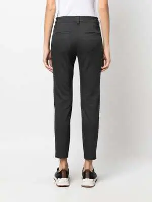 Brunello Cucinelli Mid-rise Cropped Tapered Trousers