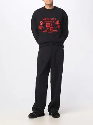 MSGM Virgin Wool Stretch Trousers - Black