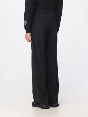 MSGM Virgin Wool Stretch Trousers - Black