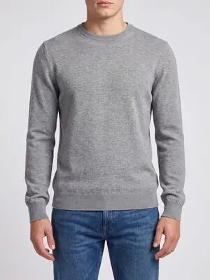 BALLANTYNE Ballantyne Crew Neck Sweater Grey 1