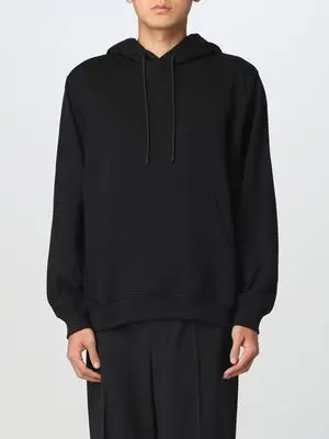 MSGM Cotton Hooded Sweatshirt - Black