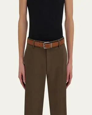 FERRAGAMO Reversible Leather Belt