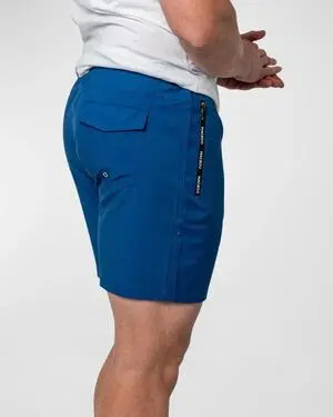 MACEOO Men & Apos;s Lion Swim Shorts Blue