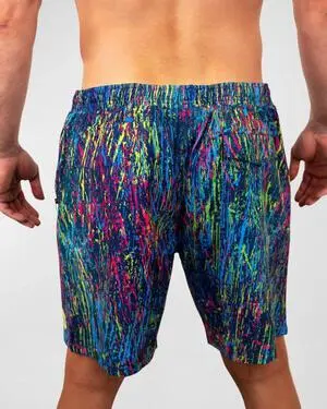 MACEOO Apos;s Lion Swim Shorts - Fluo Black