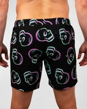 MACEOO Apos;s Lion Swim Shorts - Skull Float Black