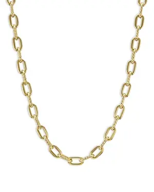 David Yurman 18k Yellow Dy Madison Chain Necklace - Gold