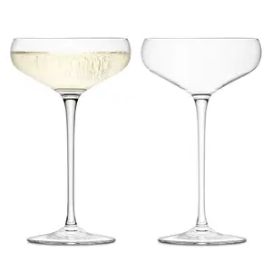 LSA Wine 10-oz. Champagne Saucer, Set Of 2 - Clear
