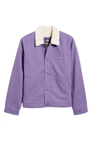 Dickies Fleece Lined Duck Canvas Workwear Jacket
