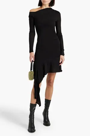 Helmut Lang One-shoulder Mini Dress
