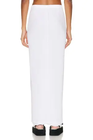 Wardrobe.NYC Layered Tube Skirt - White