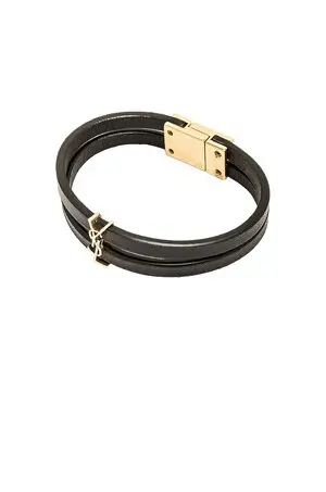Saint Laurent Bracelet - Black