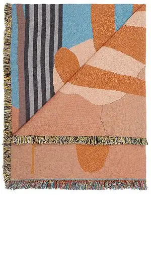 SLOWDOWN STUDIO Hazlewood Throw In Burnt Orange