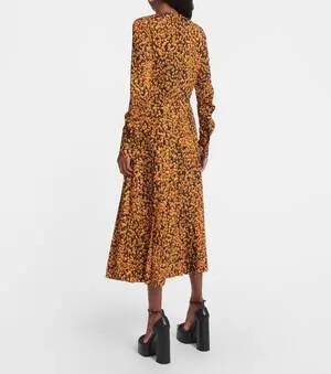 Altuzarra Teys Printed Midi Dress - Orange