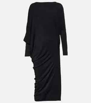 Wolford Crêpe Jersey Midi Dress - Black