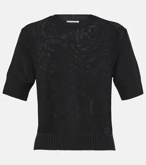 JIL SANDER Wool Sweater - Black