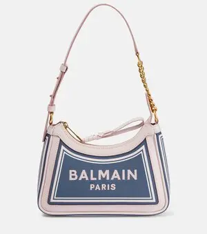 Balmain B-army Canvas Shoulder Bag