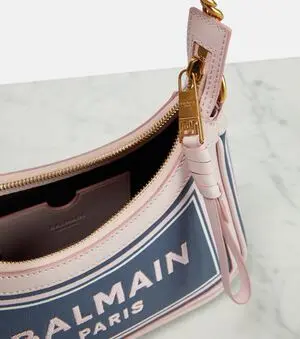 Balmain B-army Canvas Shoulder Bag