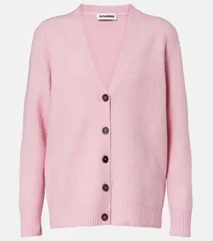 JIL SANDER Wool Cardigan - Pink