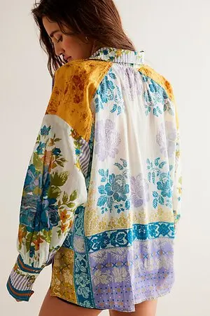 Free People We The Free Flower Patch Top