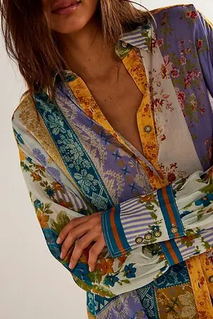 Free People We The Free Flower Patch Top