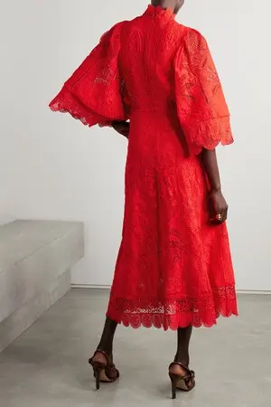 lace dress plus La Femme Long Formal Plus-Size Dress with Lace Sleeves Black / 16W main image 0