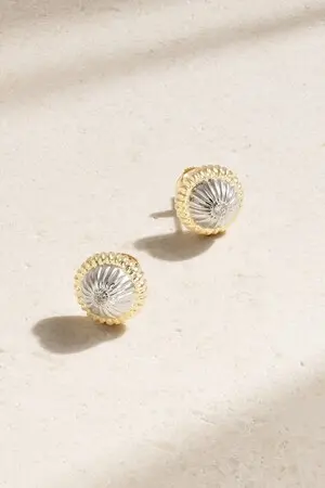 Yvonne Léon 9-karat Diamond Earrings - Gold