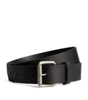 Barbour Leather Belt - Black