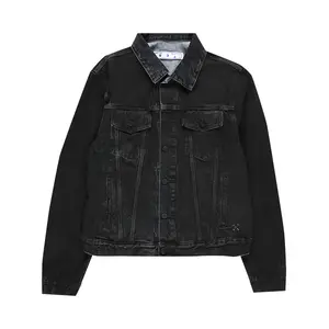 Off-White Stencil Slim Denim Jacket