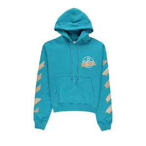Off-White Tape Arrows Oversized Hoodie - Blue