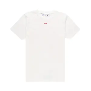 Off-White Stencil Short-sleeve Slim Tee /red