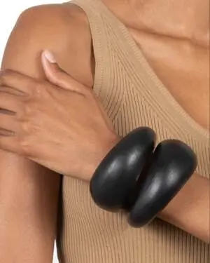 ALEXIS BITTAR Puffy Lucite Tapered Bangle