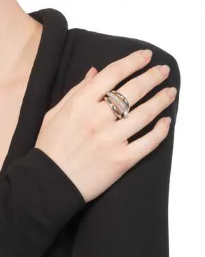 Alexis Bittar Solanales Crystal Orbiting Ring - Silver