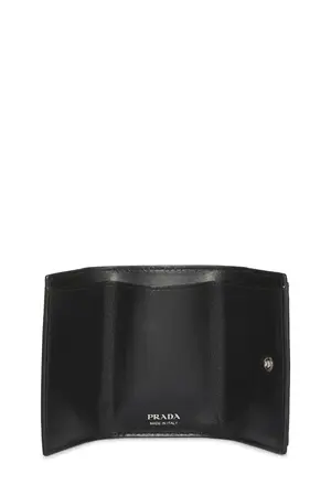 Prada Calfskin Snap Compact Wallet