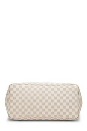 LOUIS VUITTON Damier Azur Neverfull Tote - Pink