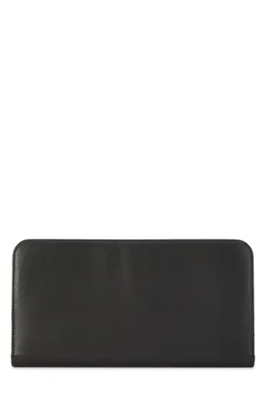 Prada Saffiano Long Wallet - Black